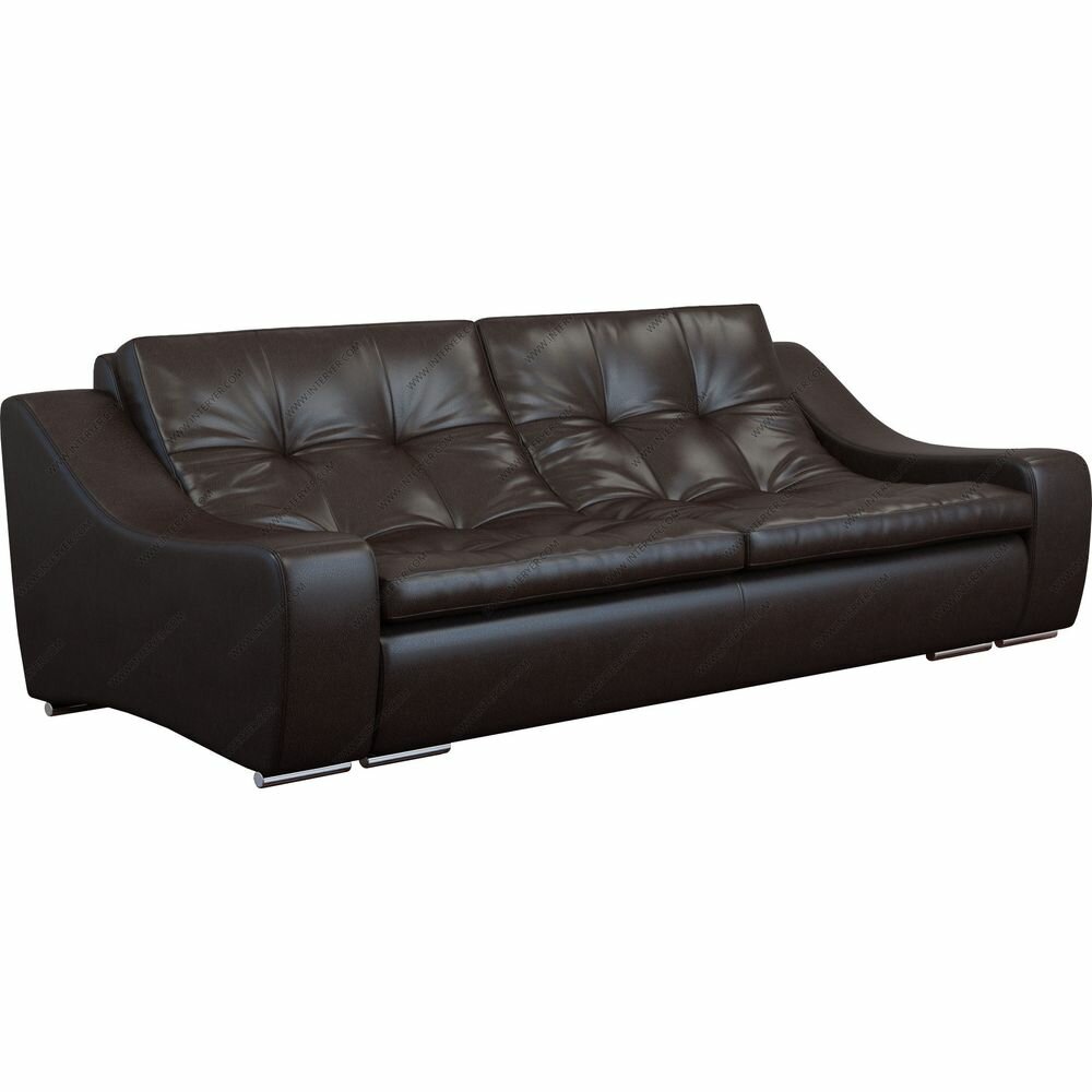 Диван раскладушка Фортуна А Монреаль Релакс прямой Д2ШП-7 кожаный