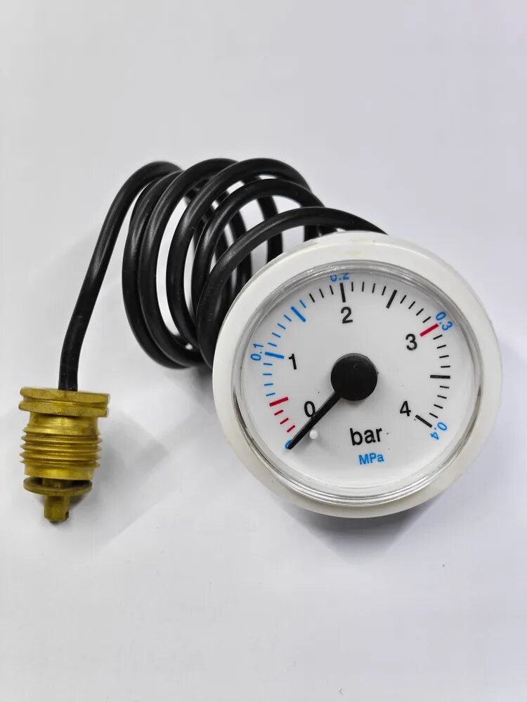 Манометр с капиляром для котлов