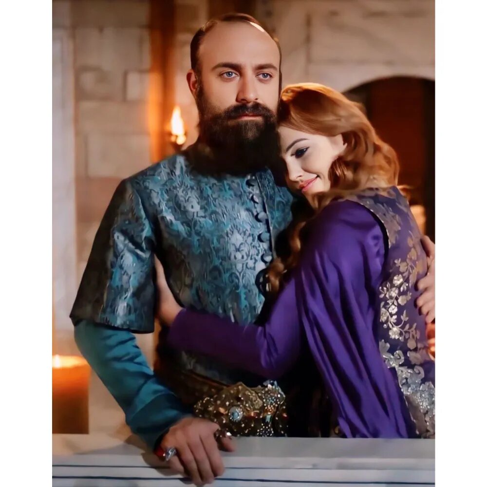 Алмазная Картина "великолепный Век Султан И Хюррем Любовь" 40х50 См Алмазная Вышивка / Картина Стразами Подарков