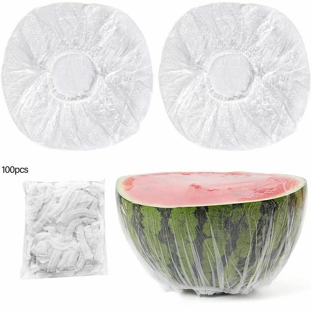 100/200/300 шт Пищевые пакеты крышки на резинке, Пакет для хранения продуктов, Одноразовый