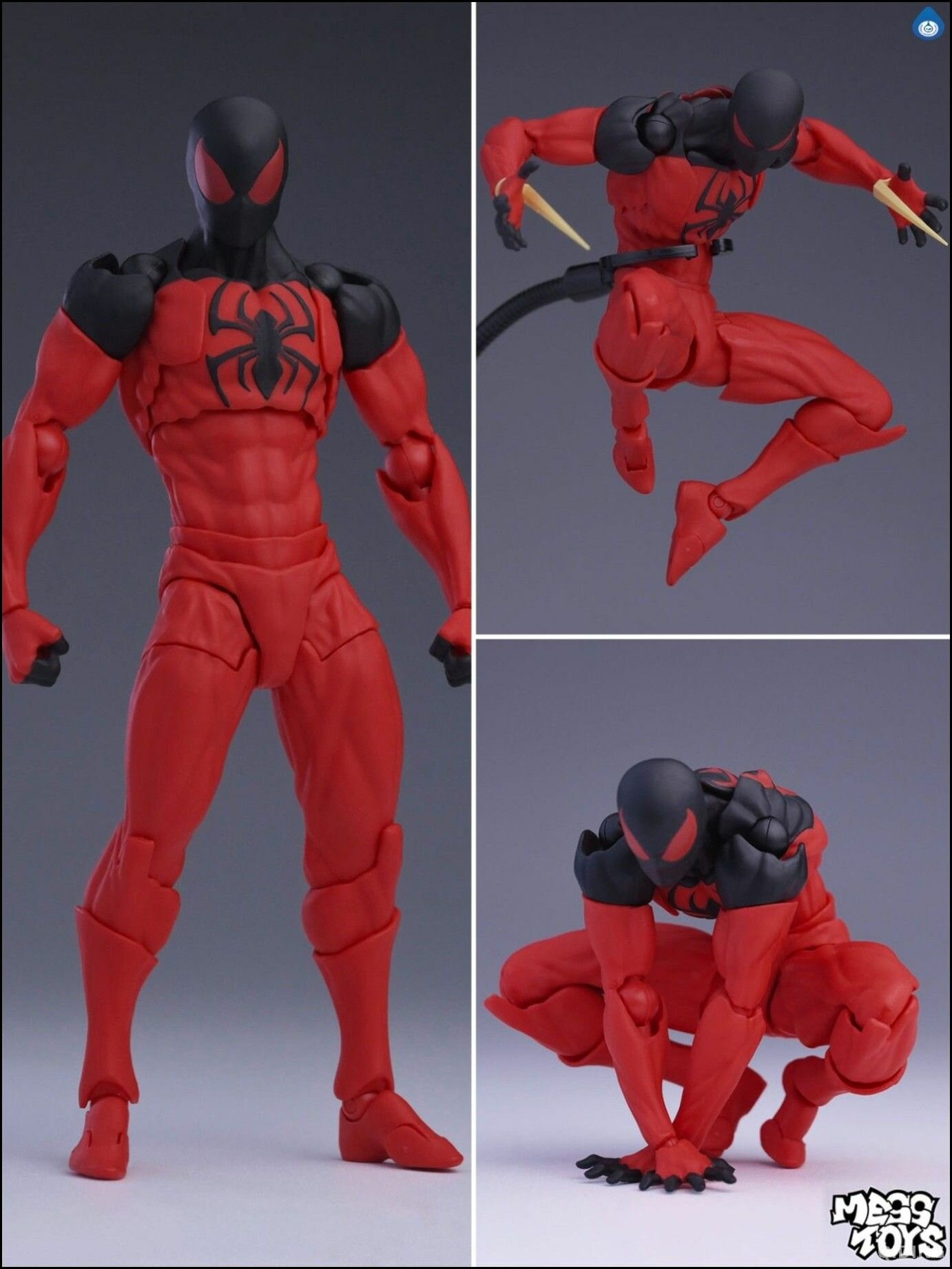Эксклюзивная 15 сантиметровая фигура Алого Человека Паука представлена Mess Toys