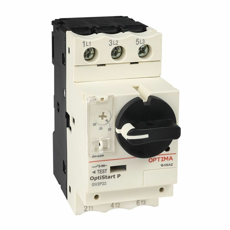Выключатель автоматический OptiStart P GV2P07 с уставкой расцепителя 1.6-2.5А КЭАЗ 372905