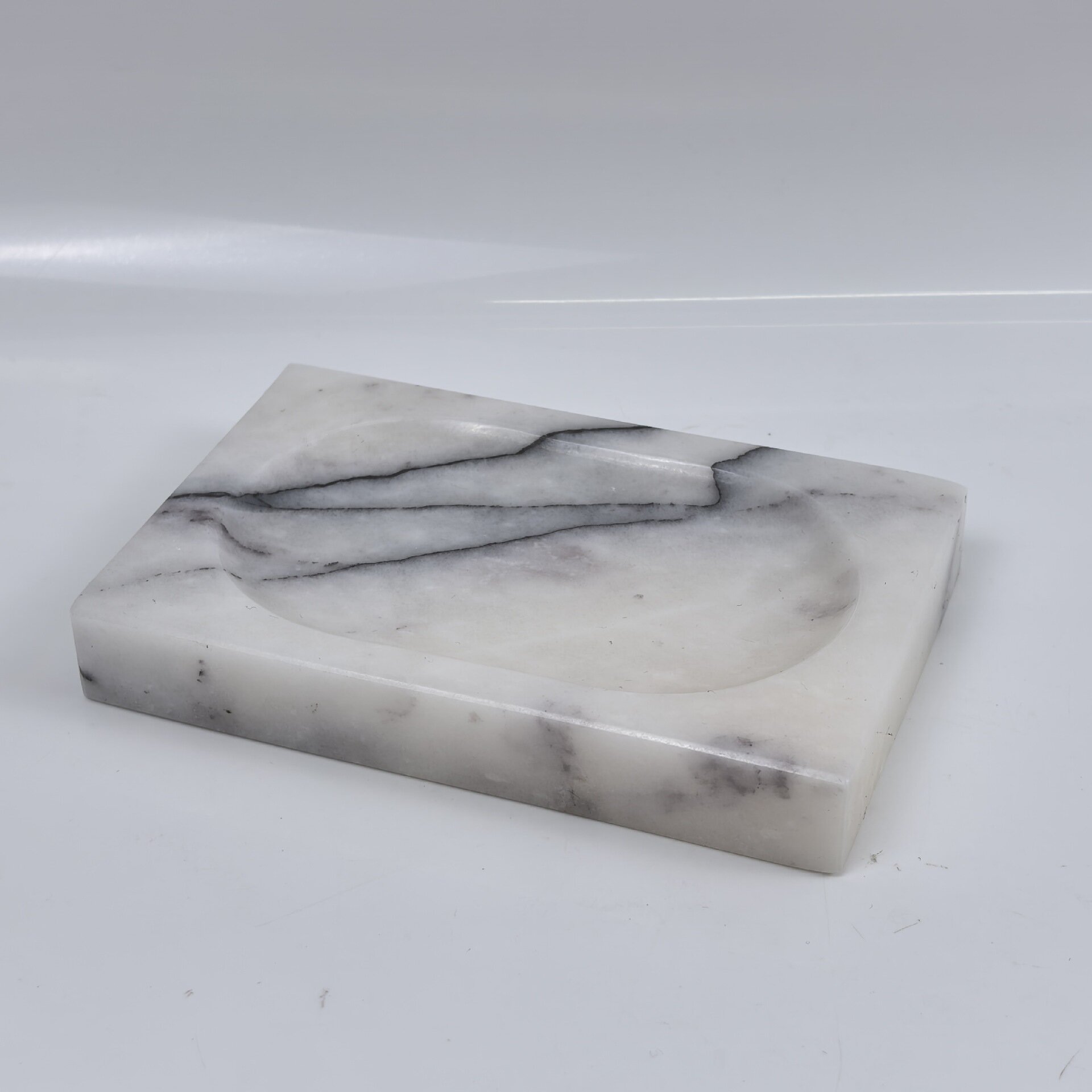 Прямые поставки от производителя: натуральная мраморная мыльница, скандинавский стиль, прямоугольная и круглая декоративная подставка для хранения, возможность кастомизации