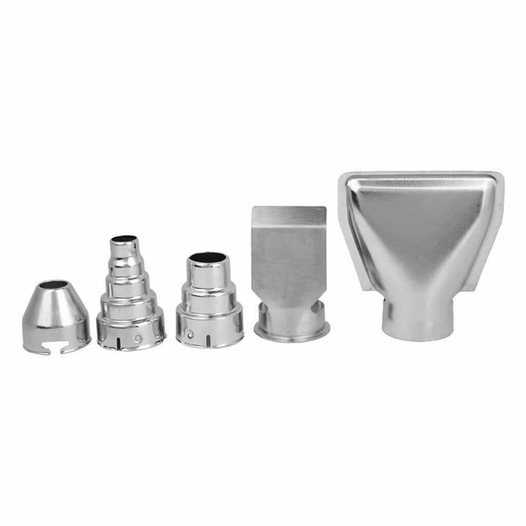 Насадки для тепловой пистолета из нержавеющей стали, 5 секций, диаметр 35 мм, термостойкие