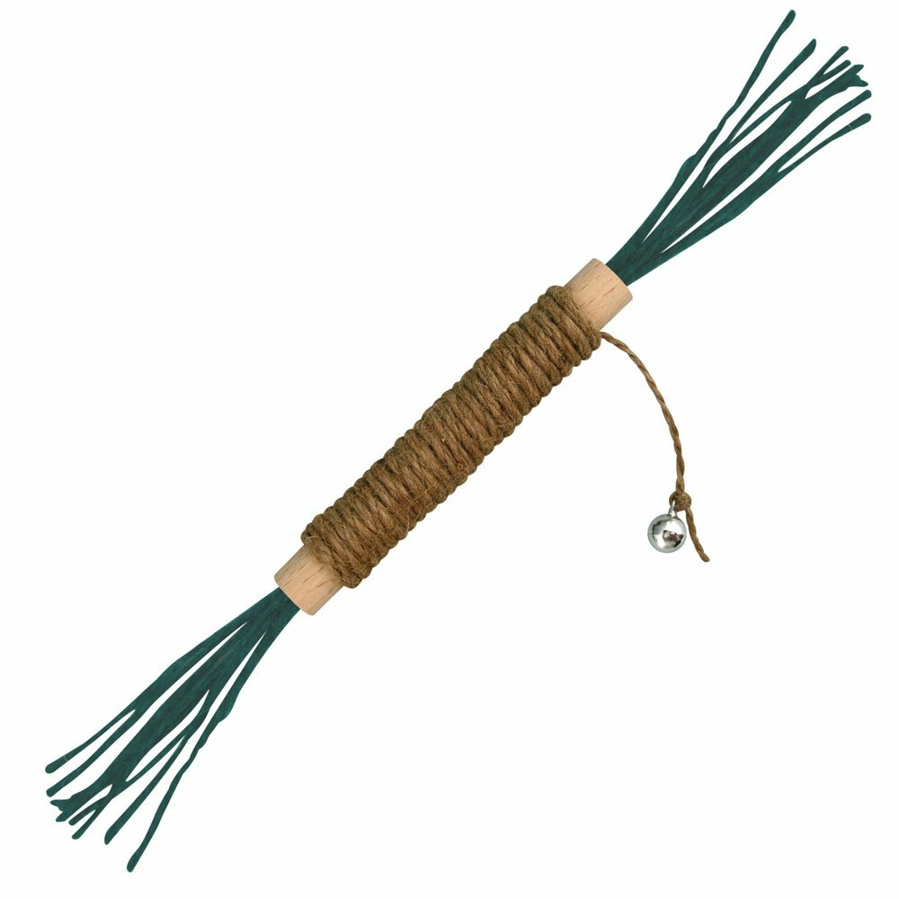 Игрушка для кошек Мультидом "Мататаби", гремелка, джутовая веревка, 15см