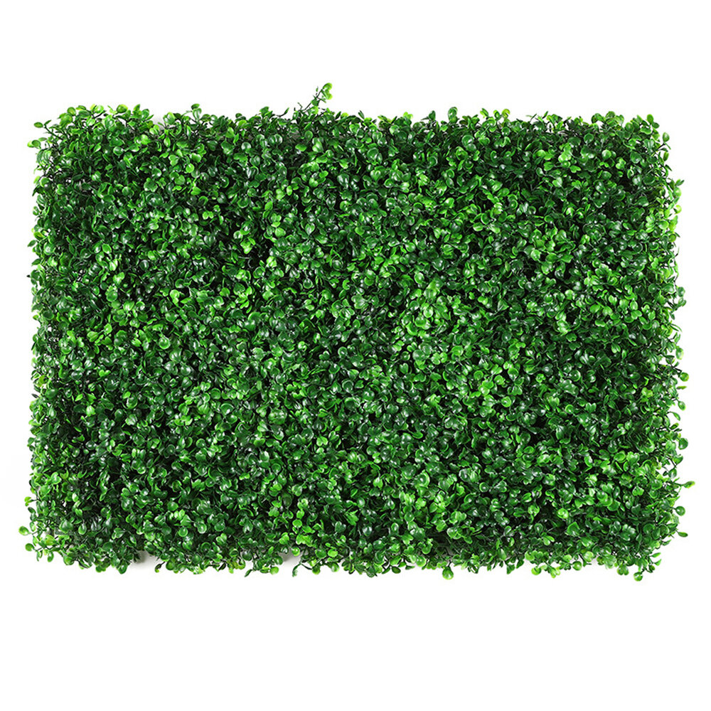 Имитация растительных стен для помещений и улицы, искусственный живой изгородный газон, фоновые панели для украшения сада, двора, забора, цвет зеленый, размер 600*400*40мм, вес нормальный 260г/плотный 320г, материал пластик, 1 штука