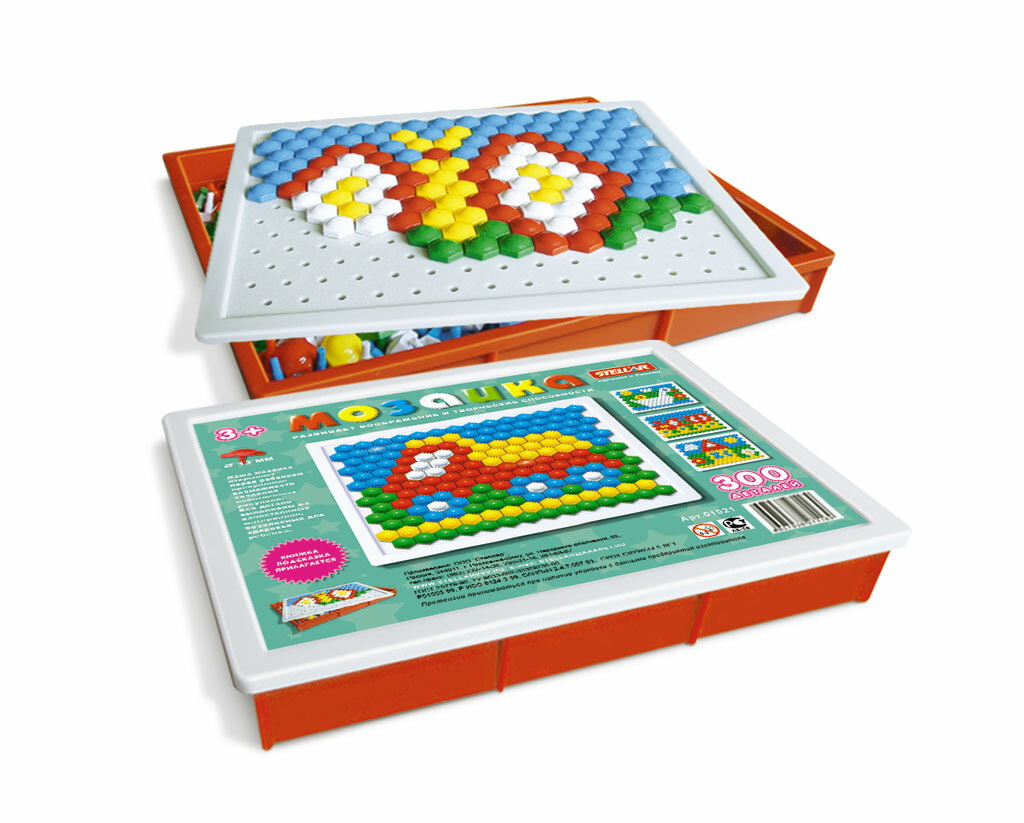 Стеллар Мозаика диаметр 13 мм, 300 шт 01021 с 3 лет