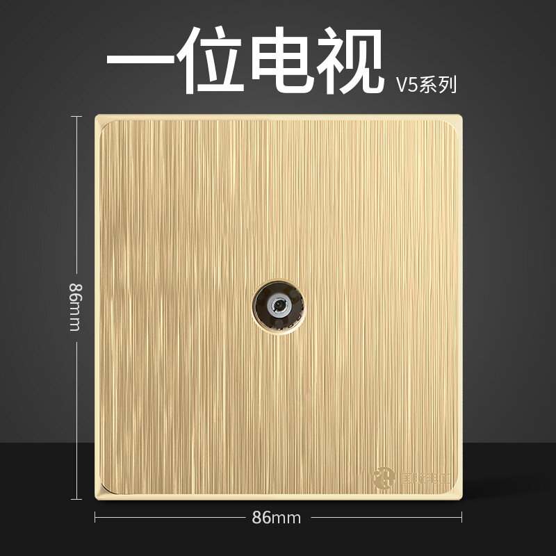 Розетка-выключатель настенная, стандартная, тип 86, скрытая, на 2/3 гнезда, 5-контактная, с USB, бытовая, серия V5,