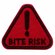 Красный патч Bite Risk LIBERWOOD 4*8см