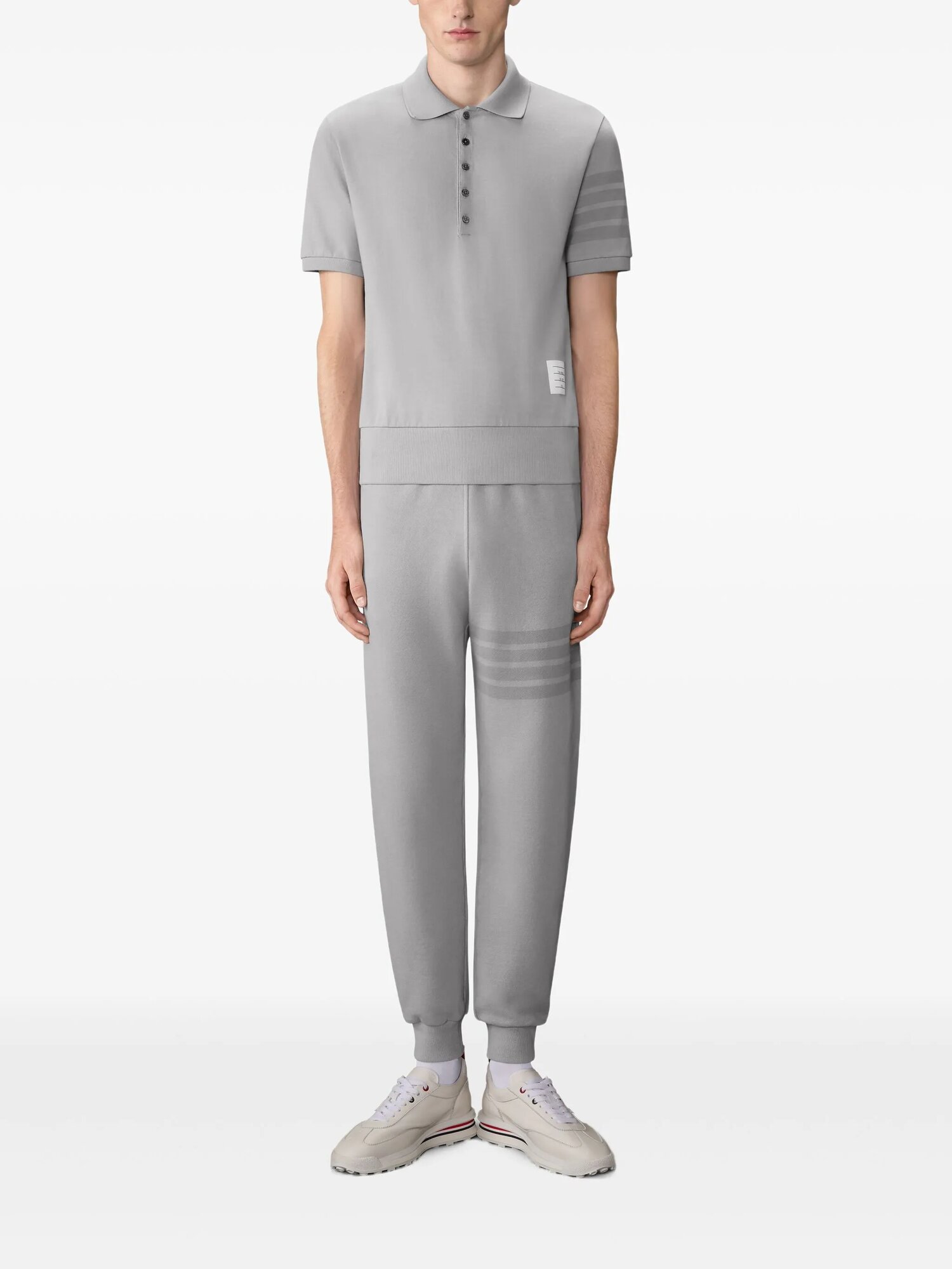 Топ THOM BROWNE Ottoman 4-Bar, размер 54, grey — фото 1