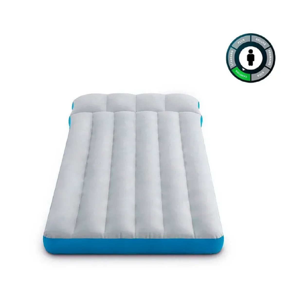 Матрас туристический коврик надувной Intex 72х189х15 см, без насоса