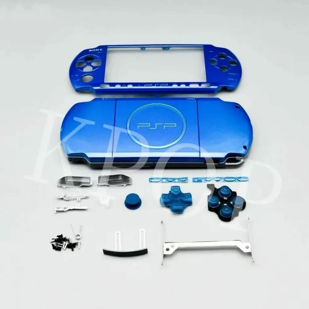 Полный корпус PSP 3000 + кнопки для ремонта консоли Комплект для замены корпуса PSP 3000 Monster Hunter