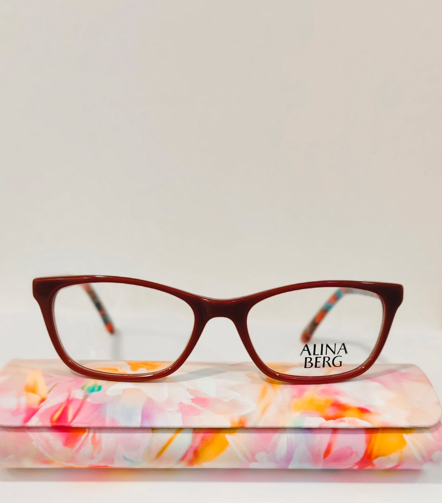 Оправа Alina Berg 0080, для женщин, прямоугольная, флексы, с салфеткой и футляром