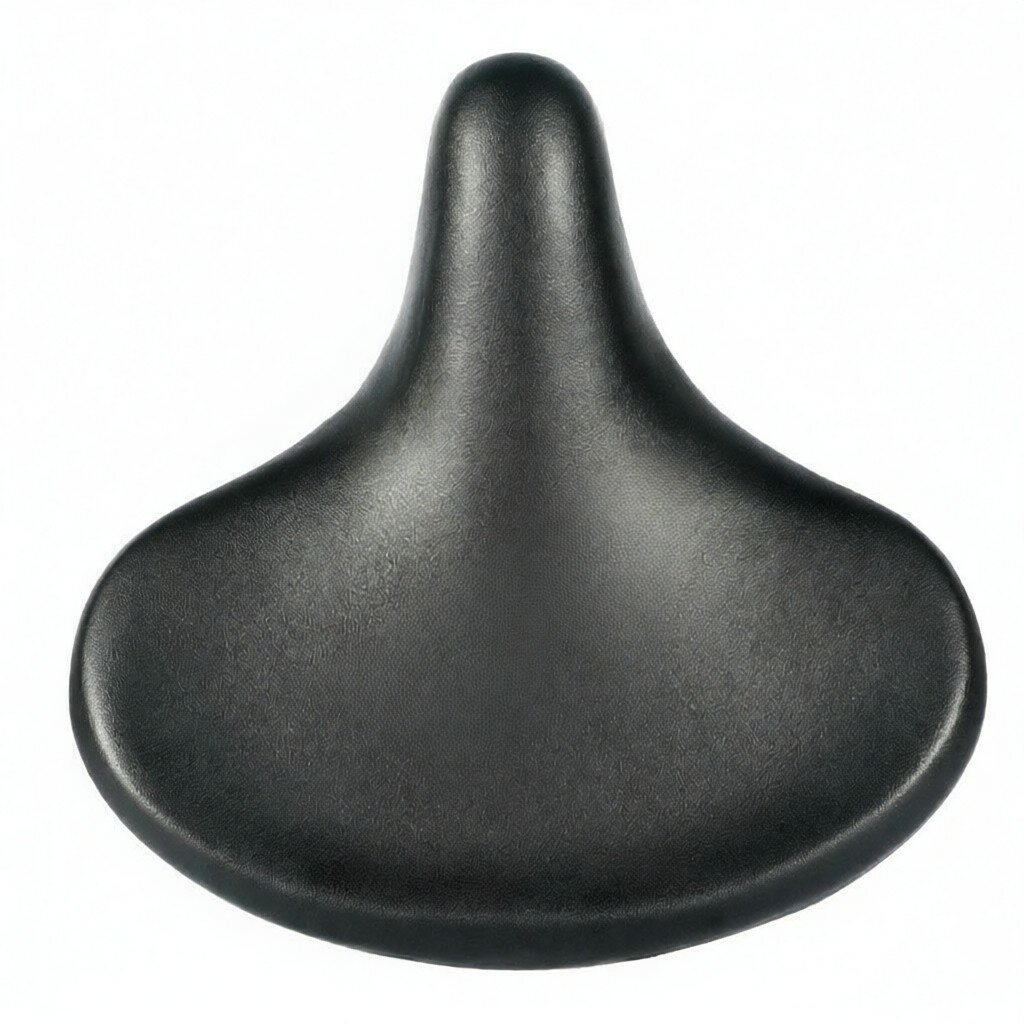 Седло для велосипеда с рефлекторными ремнями, материал PU+полиуретановая пена+пластик, черный цвет, размер 265*260*35мм, вес 618г, упаковка 265*260*95мм, вес упаковки 635г, количество 1 шт.