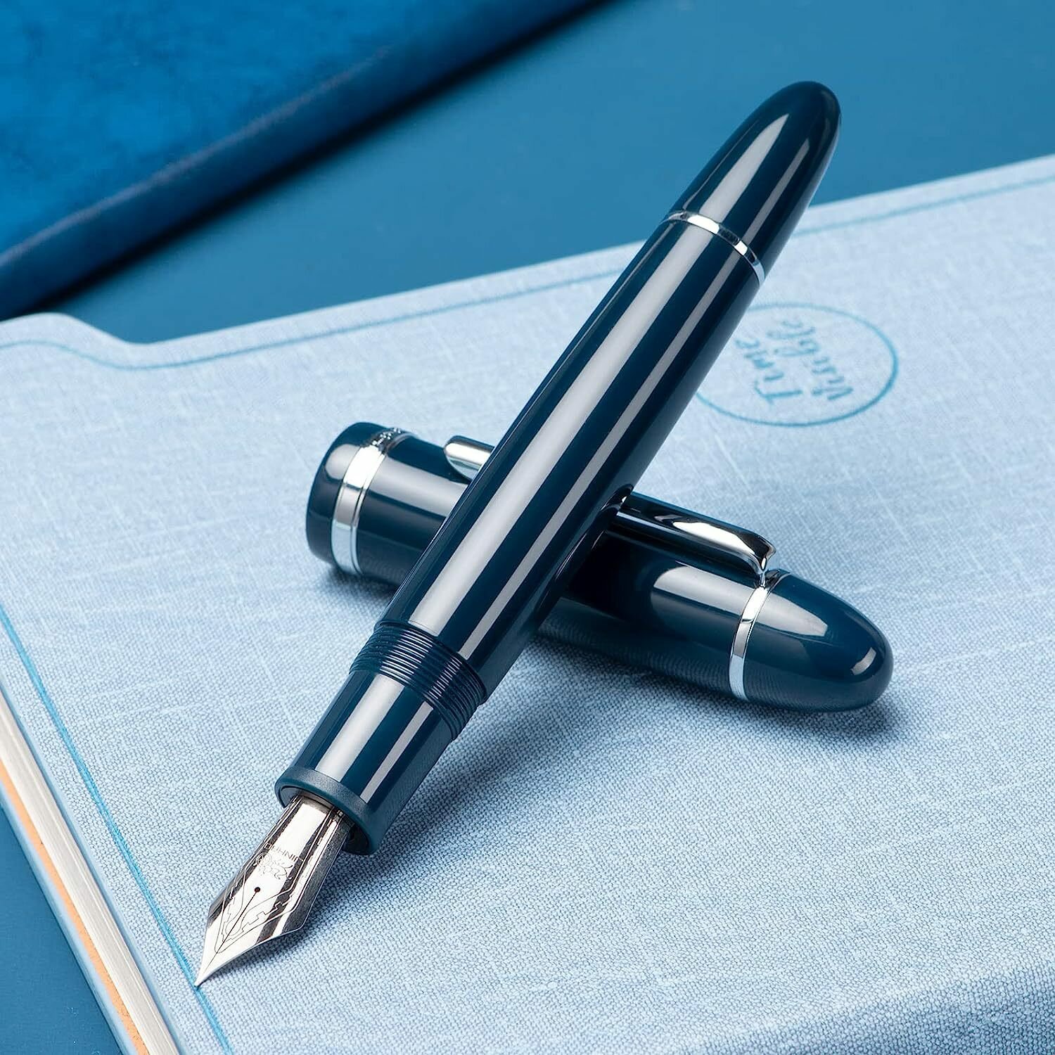 Ручка Jinhao X159 Executive Fountain Pen, акриловая, простая деловая каллиграфическая ручка, перо № 40, универсальный картридж с чернилами