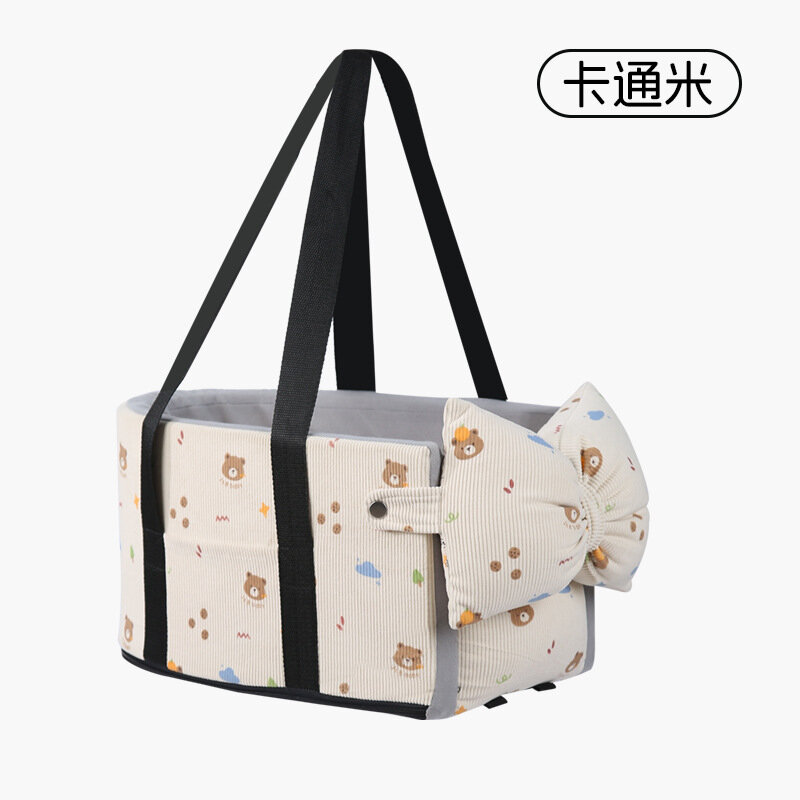 Автомобильная лежанка для маленьких собак, коврик для домашних животных в центральном управлении автомобиля, необходимая вещь для путешествий на переднем сиденье, лежанка для кошек в автомобиле