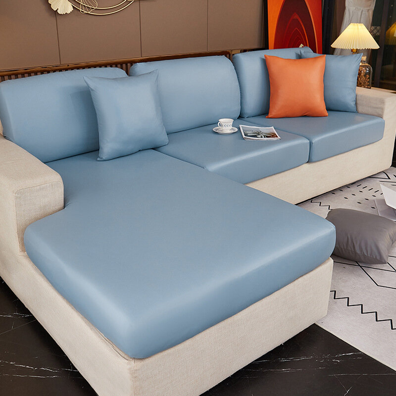 Водонепроницаемый чехол для дивана из технической ткани, полный комплект, подушки, комбинация для всех сезонов, кожаный чехол для дивана, фабричный чехол
