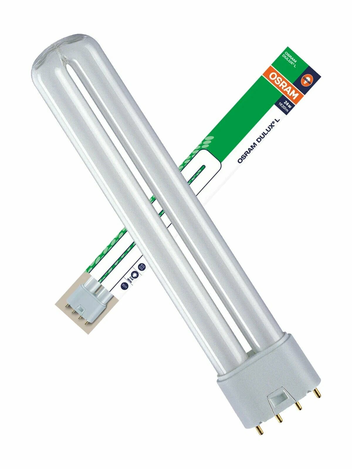 Лампа энергосберегающая DULUX L 24W/940 2G11 Osram 018584