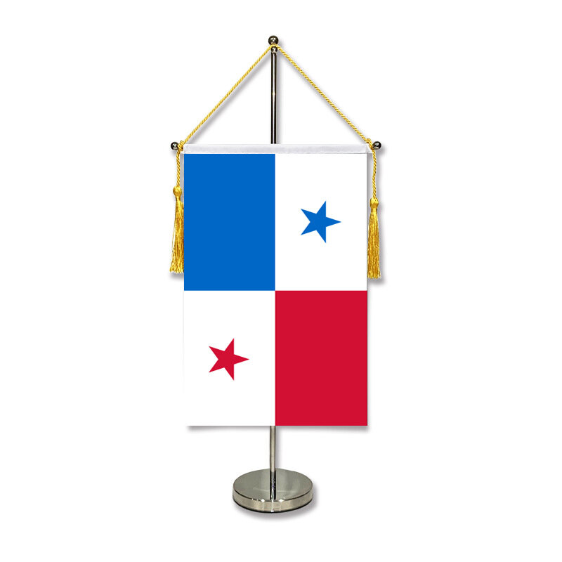 Офисный настольный декор, флаги мира, нержавеющая сталь, большой регулируемый одиночный стойка для флага, держатель флага