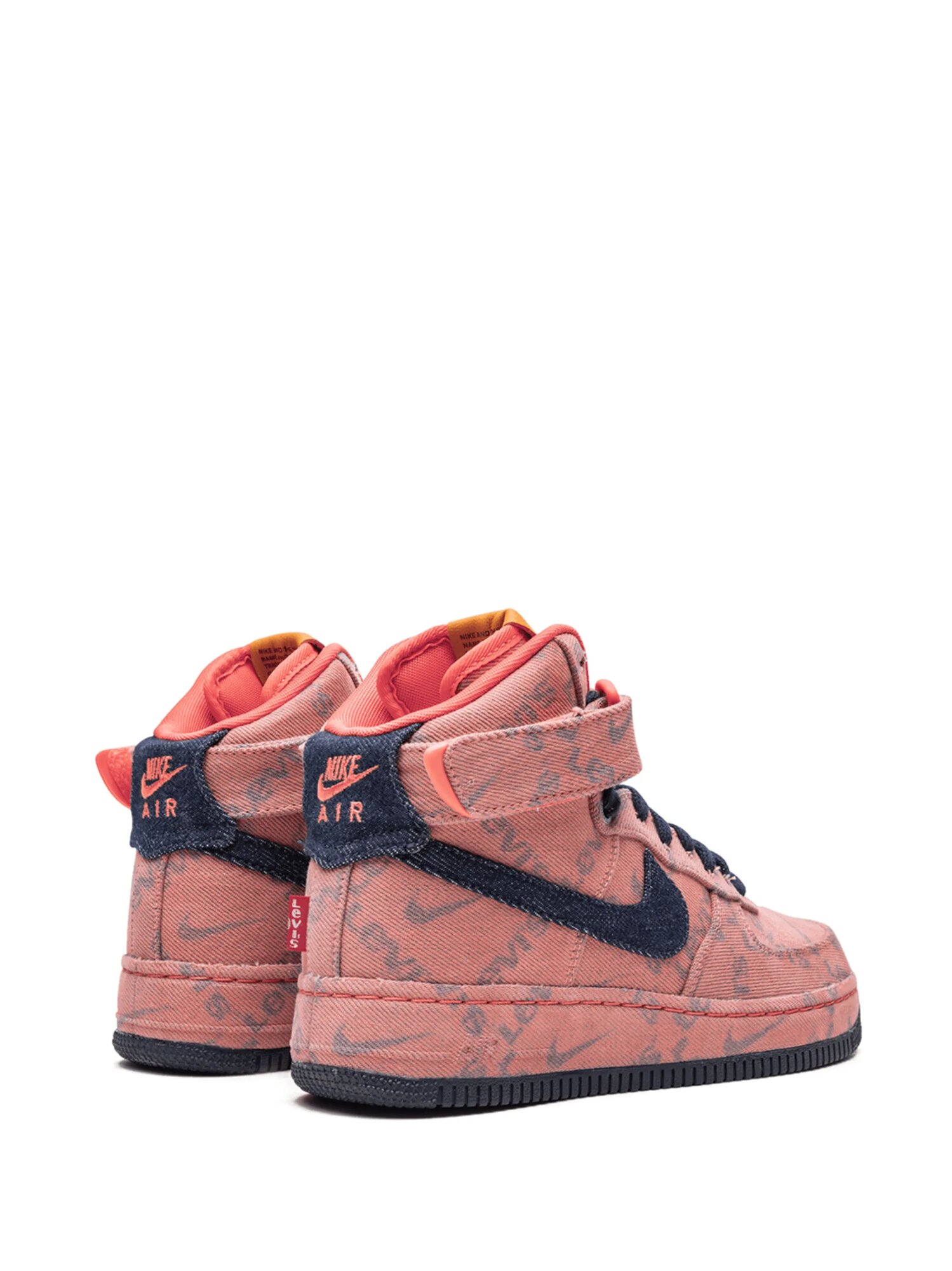 Кроссовки NIKE Air Force 1 High, размер 6.5 US, темно-розовый — фото 1
