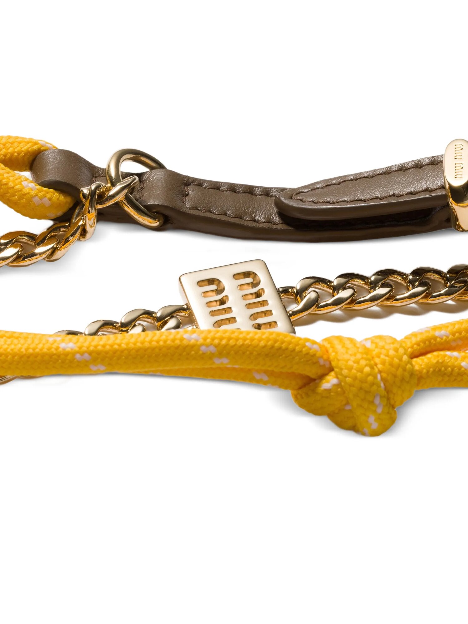 Брелок Miu Miu, yellow — фото 1
