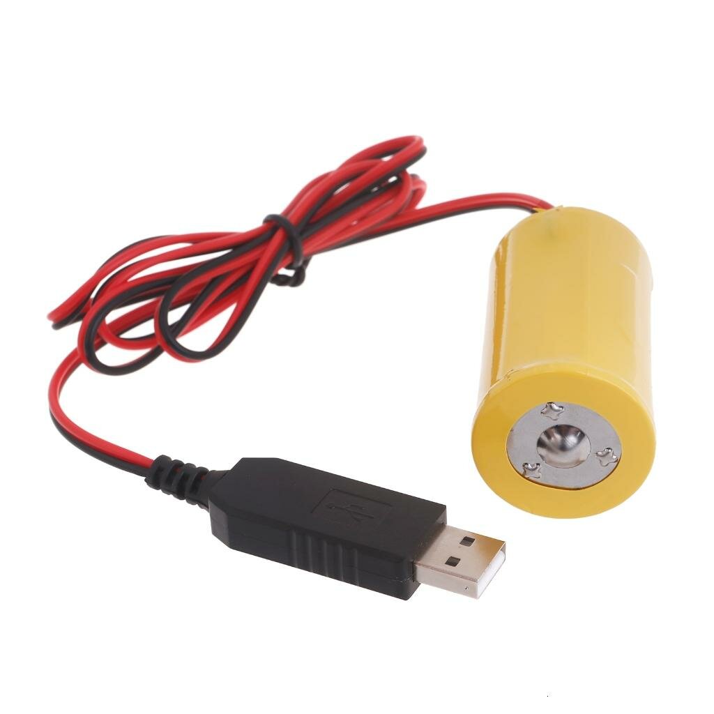 Зарядное устройство, Кабель для отключения питания от аккумулятора USB до 1,5 В LR20 D