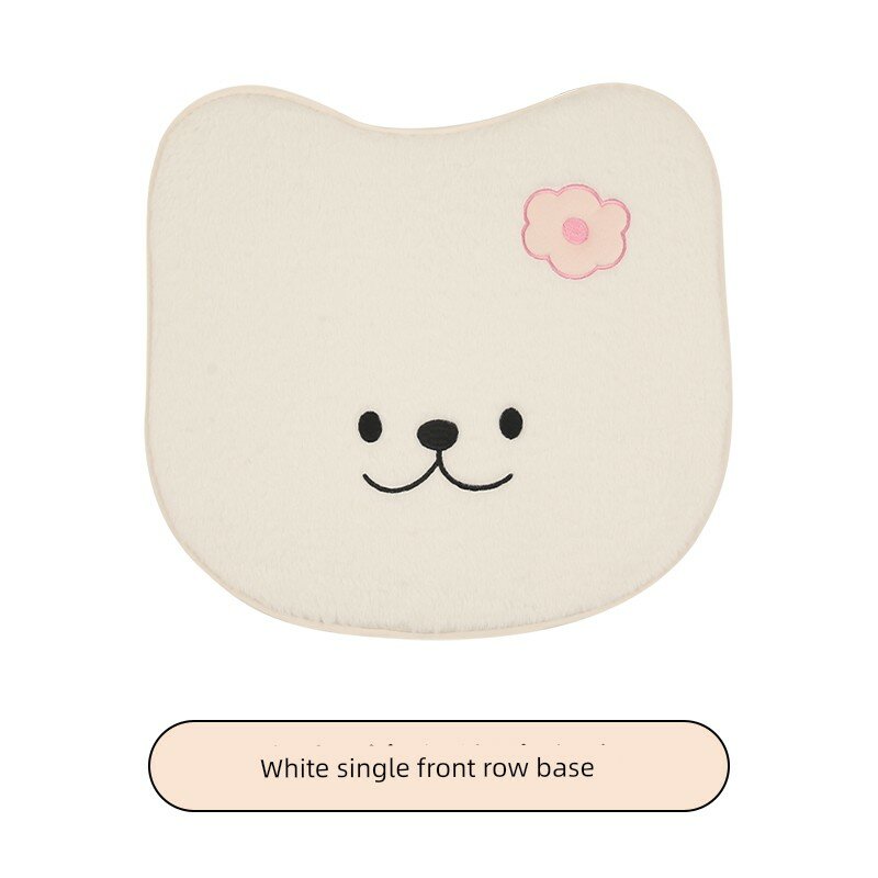 Зимняя плюшевая накидка на сиденье автомобиля с милым мультяшным рисунком для женщин, высококачественная теплая накидка