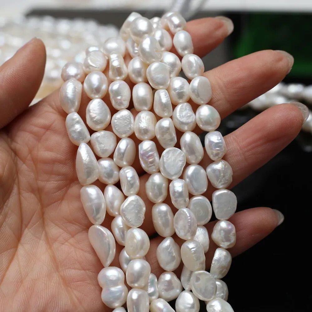 Жемчужина из натуральной пресной воды, ручные серьги, браслеты, ожерелья, материалы, длина 36см