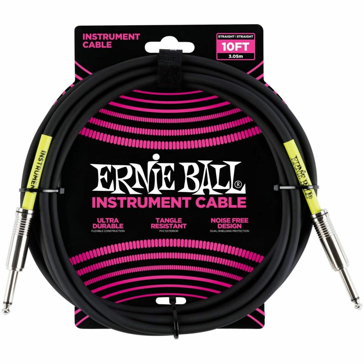 Кабель инструментальный Ernie Ball 3м 6048