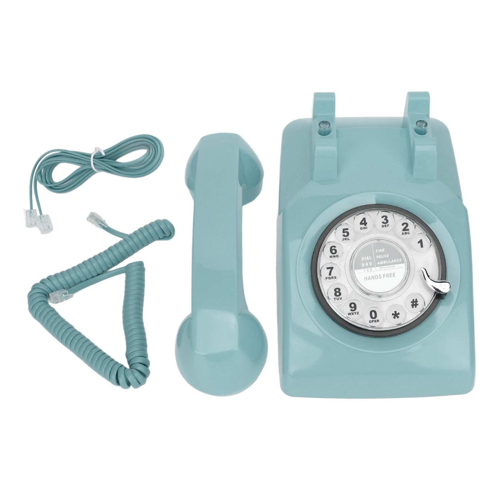 Ротари стационарный телефон Retro Oldomasy Vintage Home Phone с механическим звонком и функцией динамика