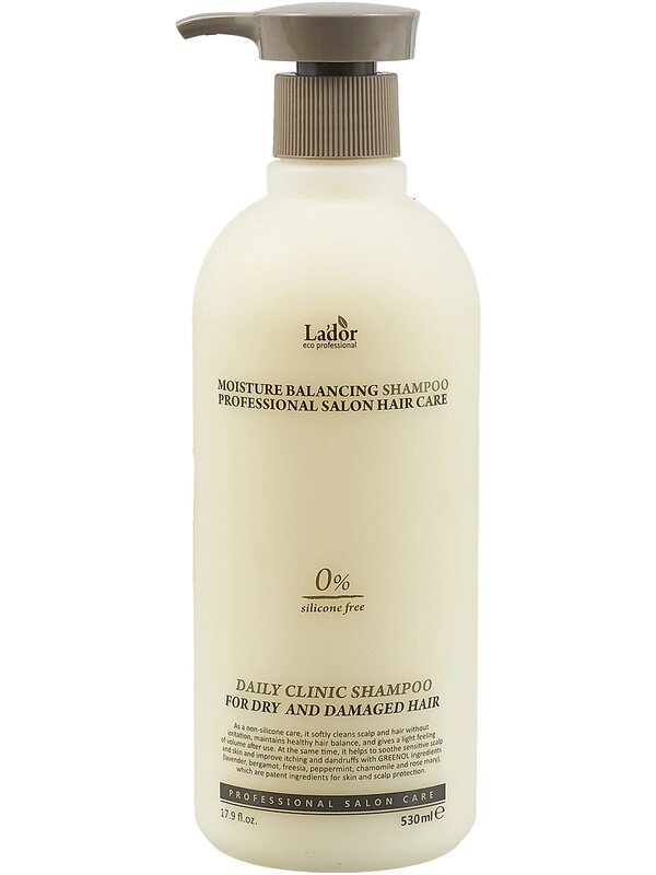 Lador Шампунь для волос увлажняющий Moisture Balancing Shampoo, 530 мл