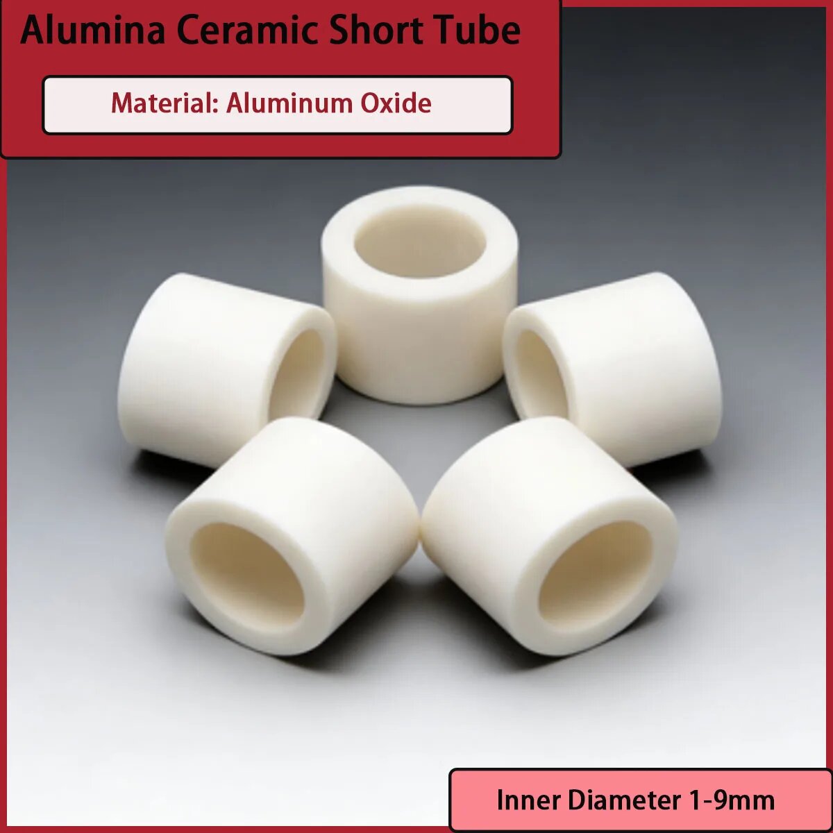 Керамическая трубка из оксида алюминия 1-9 мм 1.5X3X6mm10PCS 99