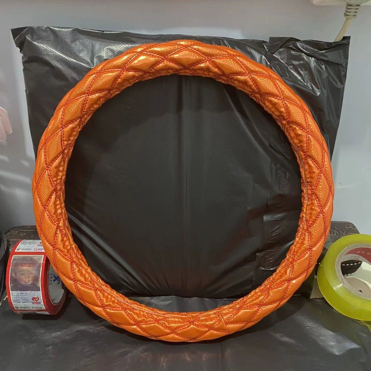 Чехол на руль JDM Hong Kong 45 см для грузовиков Isuzu, Hino, Mitsubishi, а также для грузовых автомобилей и легковых