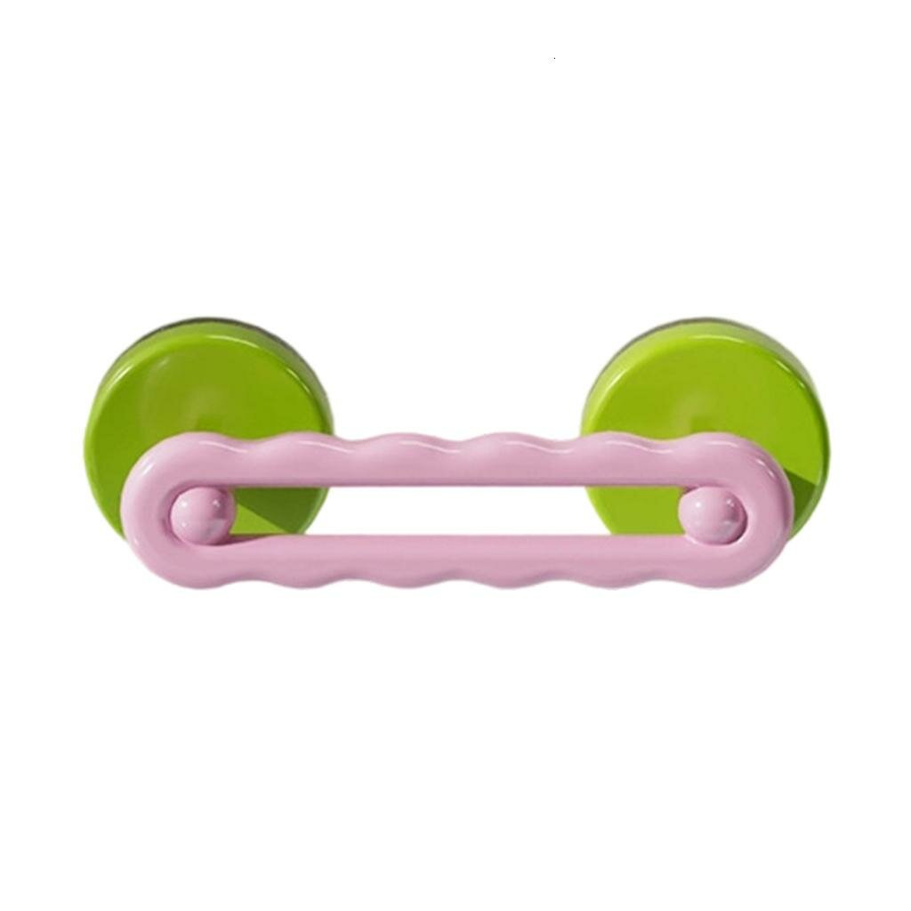 Ручка-держатель для стеклянной двери с присоской, Розовый зеленый