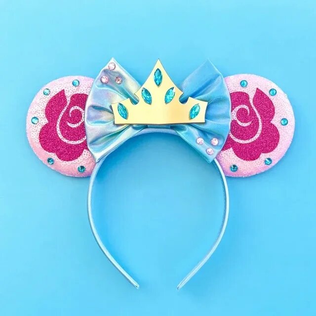 Аксессуары для волос Disney Tinker Bell для девочки: крылья, повязка на голову феи, детская повязка на голову с цветочными лозами и ушками, женская повязка на голову Silver Mist для малышей.