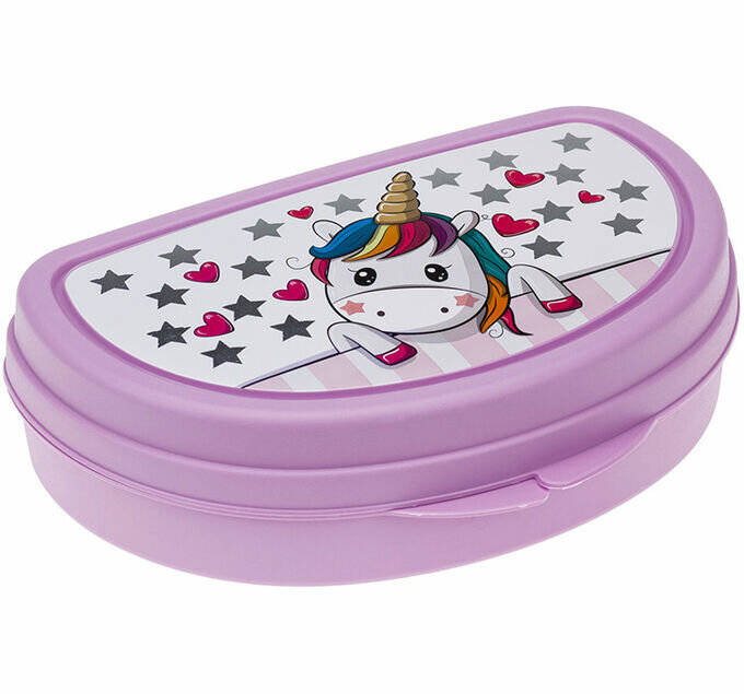 Бутербродница IDEA 15х10 см Единорог М 1201