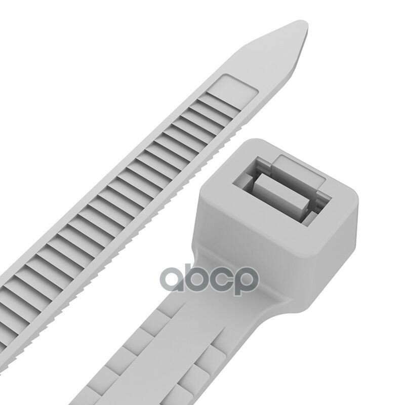 Хомут нейлон (стяжка) 150х3,6мм белый 100шт с тройным замком REXANT арт. 6701504