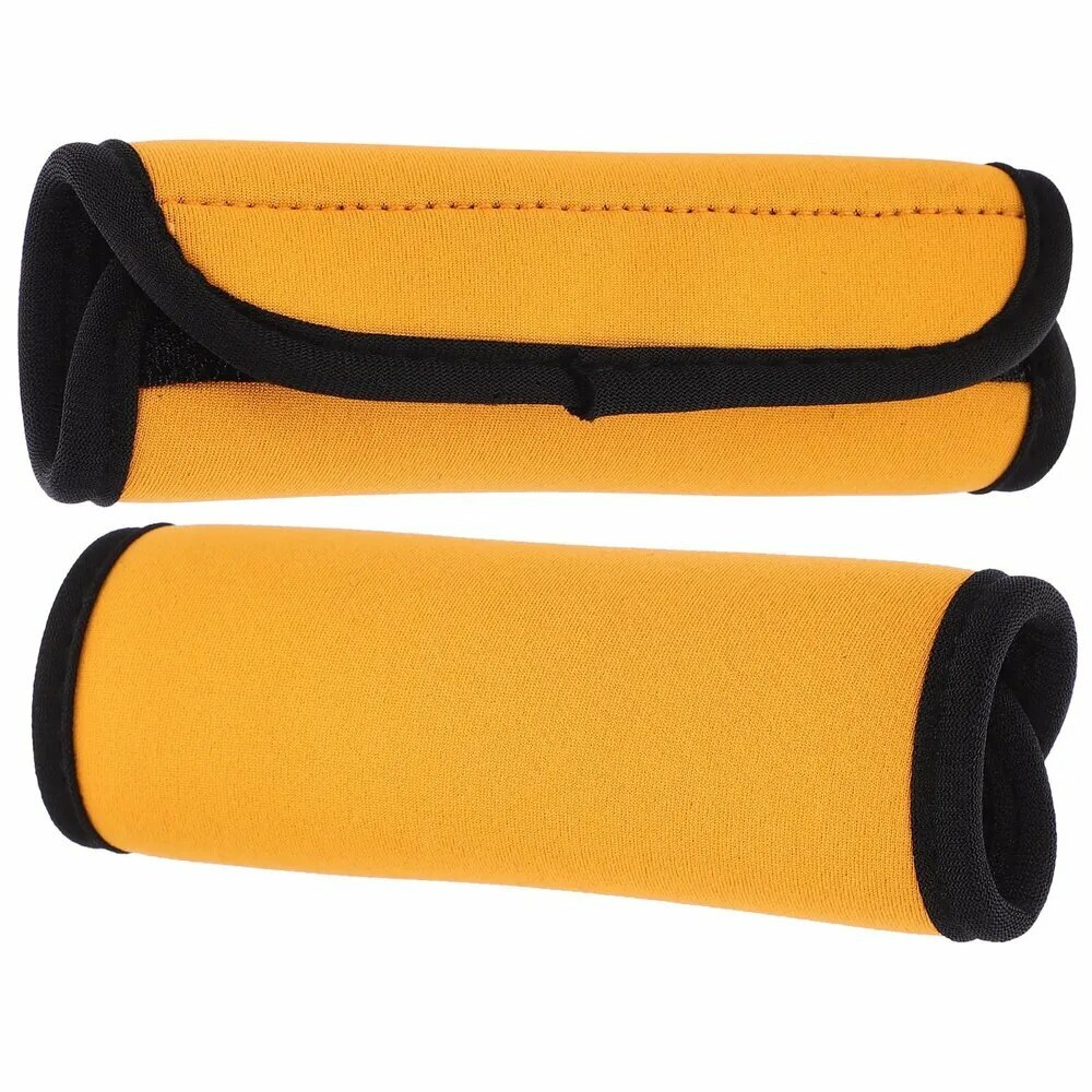 Барбелл Пад, Защитный Чехол, Противоскользящий, Усиление Хвата, Для Тяги, 2 Шт, Желтый, Полиэстер