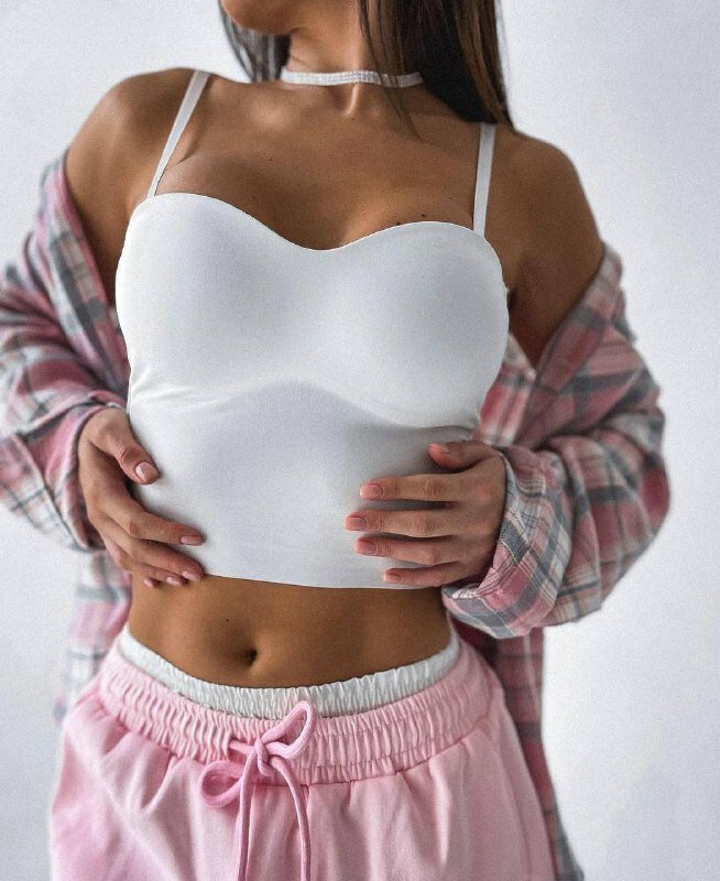 Топ с чашкой без косточек