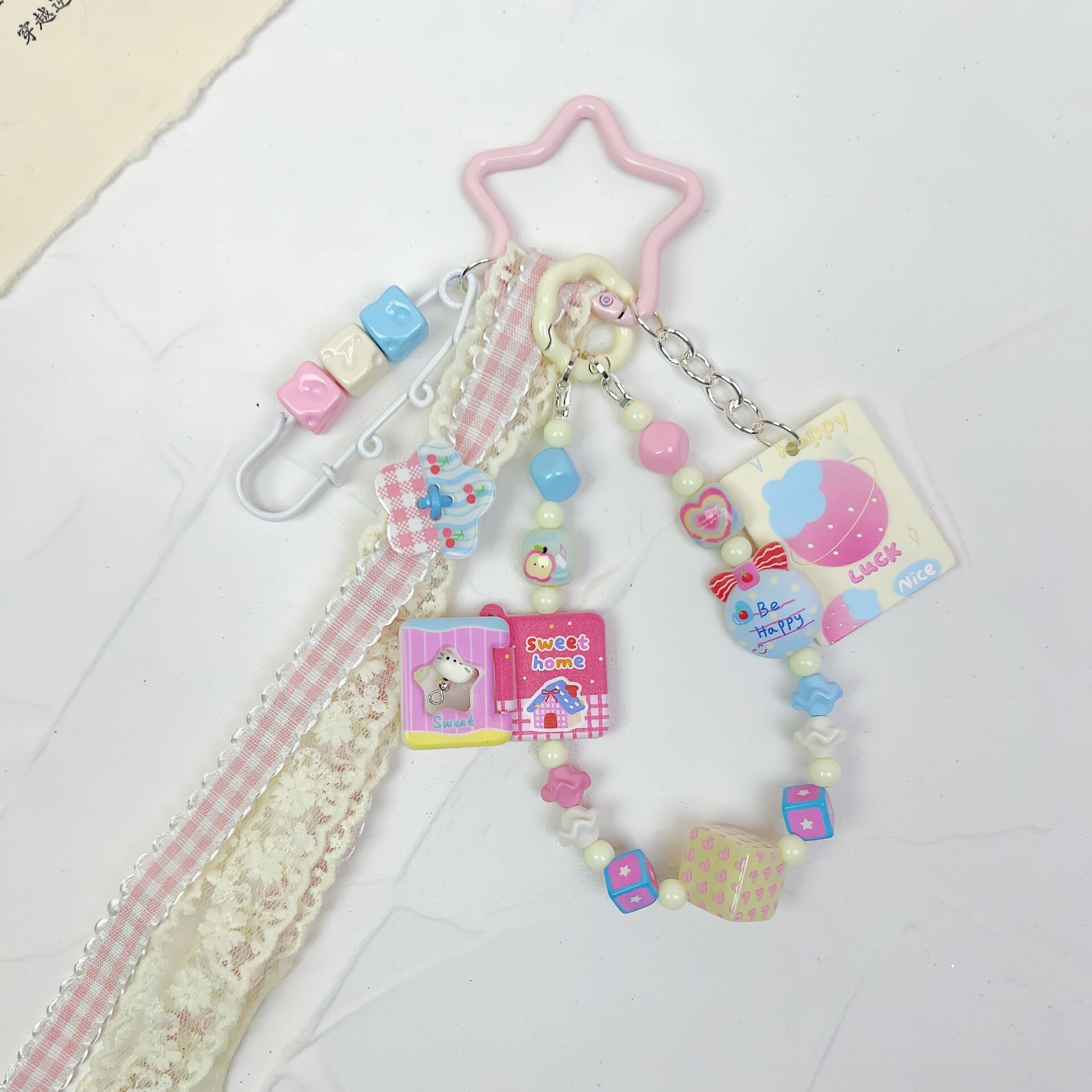 Подвеска для телефона Miu Series Kitty Bag, цепочка для телефона, милый стиль, ремешок на запястье, подвеска для девочек, брелок с пряжкой