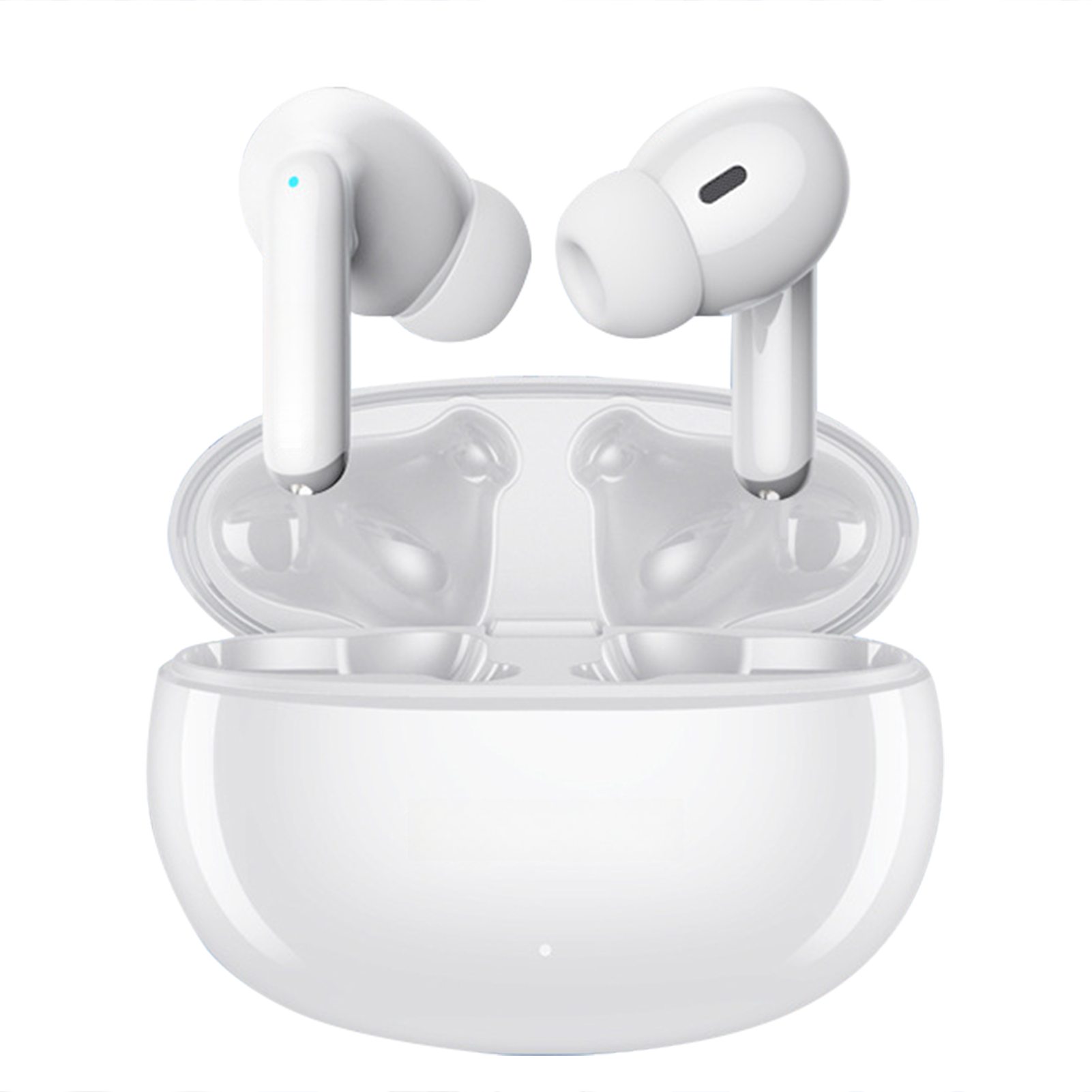 ERAZER XT88PRO True Wireless Earbuds Black White In-Ear BT 5.3 Headphones Built-in Mic Dual Decoding Noise Cancelling Sports 10m Transmission 35mAh Earphone Battery 250mAh Charging Compartment 4H Usage Time 1.5H Charging Time 20H Standby Time ABS