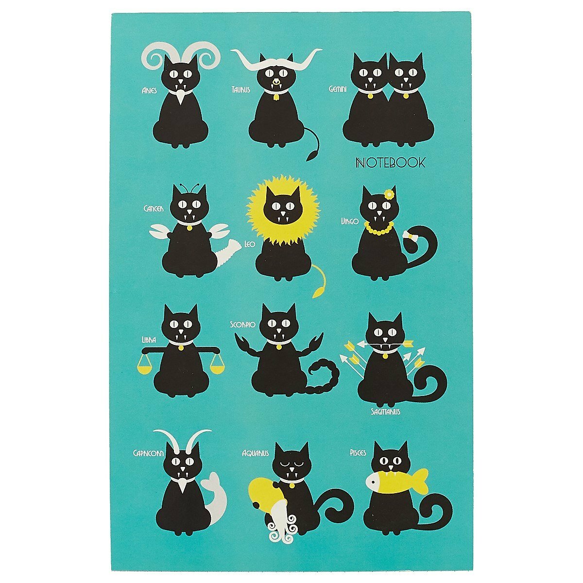 Блокнот «Кошачий гороскоп», 40 листов, А5