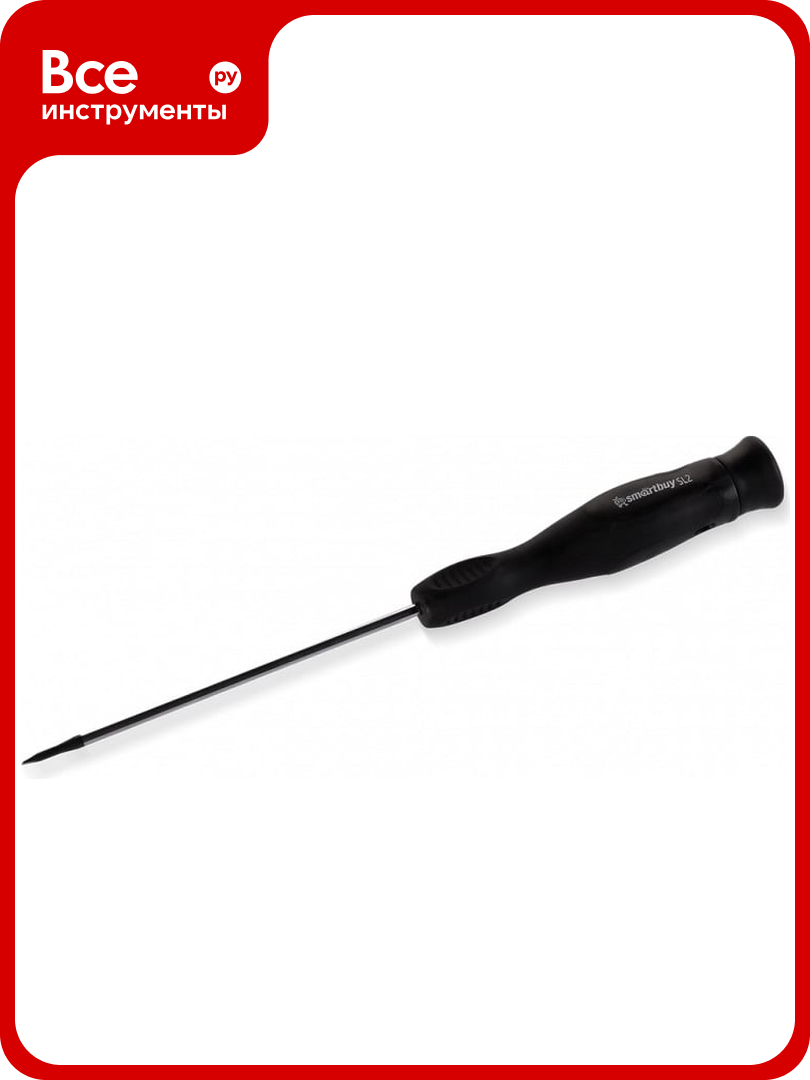 Отвертка SMARTBUY ESD, Для ремонта электроники, антистат, шлицевая, SL2x100 мм Tools SBT-SCES-SL2x100P1