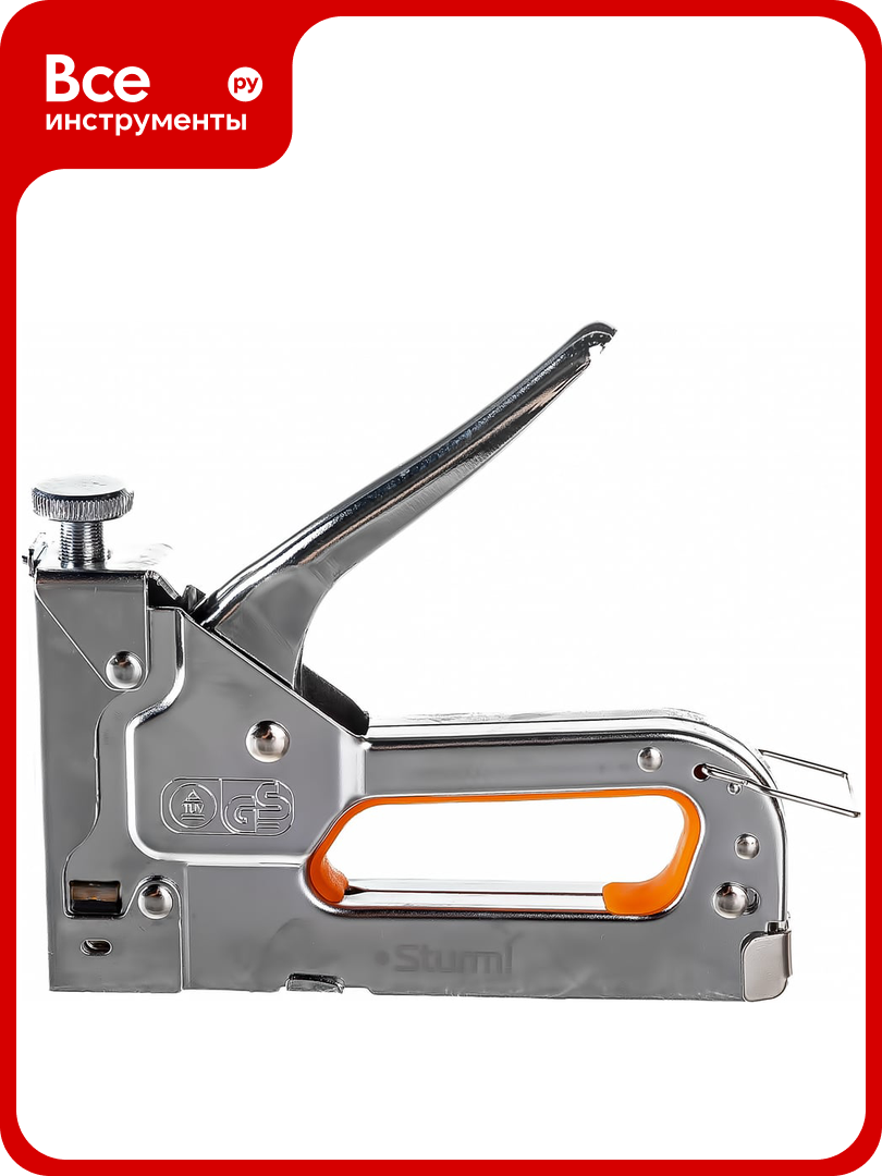 Мебельный степлер Sturm регулируемый 1071-01-06