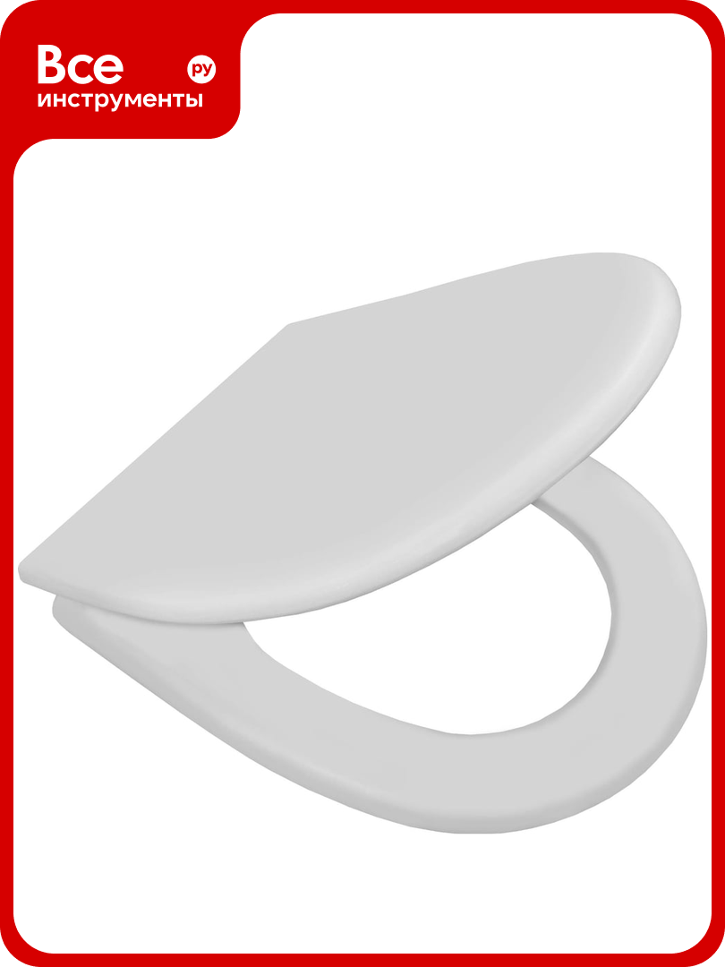 Сиденье Roca Access дюропласт с микролифтом, овальная форма, семейное назначение, белый цвет