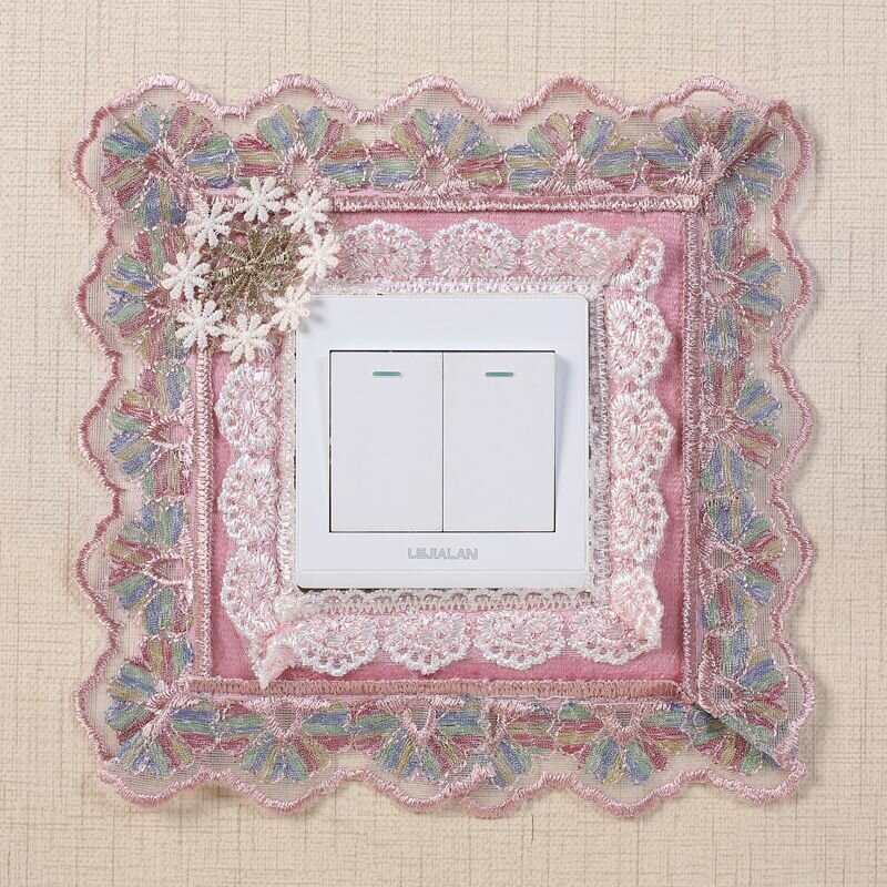 Набор из четырех роскошных крышек для выключателей, защитные крышки для выключателей в спальне, декоративные рамки для выключателей, универсальные крышки для розеток