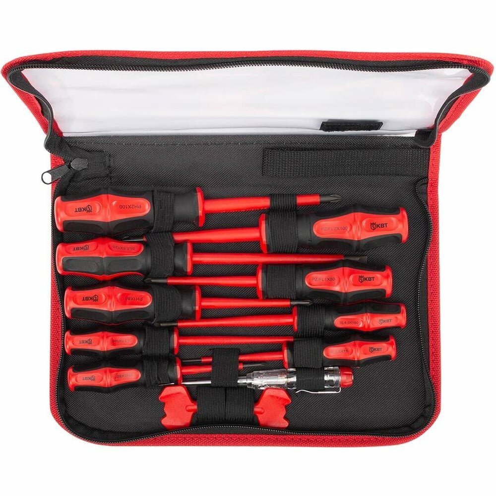 Набор диэлектрических отверток КВТ НИО-12 профи