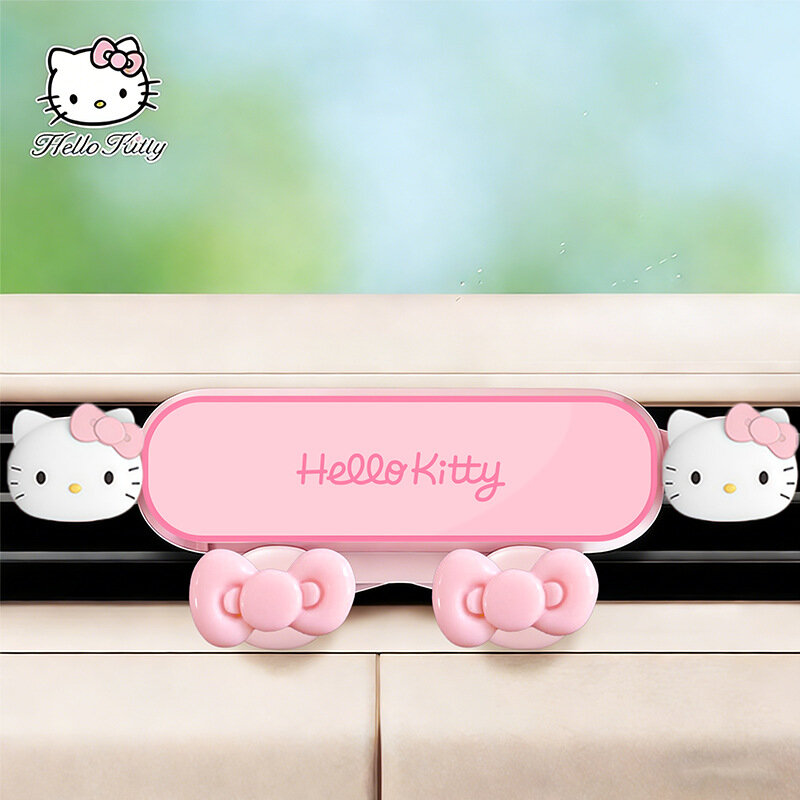 Крепление для телефона в машину в виде котенка, гравитационный держатель для вентиляционного отверстия, милый мультяшный декор для машин девочек.