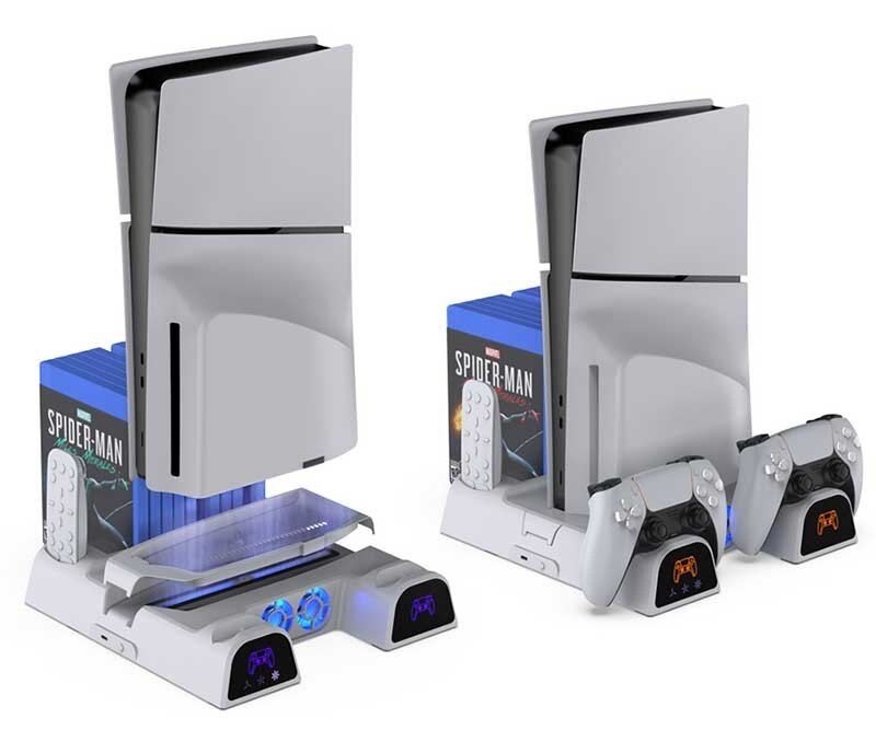 Многофункциональная охлаждающая подставка для PS5/PS5 Slim (Dobe TP5-3532D)