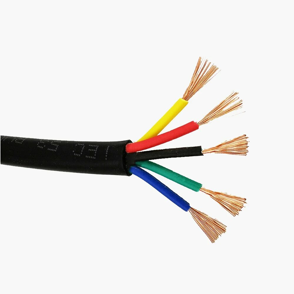 18Awg/0,75 мм2 10 м/лот, медная оболочка, провод, огнезащитный шнур контроля доступа к электропитанию, 2/3/4/5, электрические гибкие кабели с многоконтактным сердечником